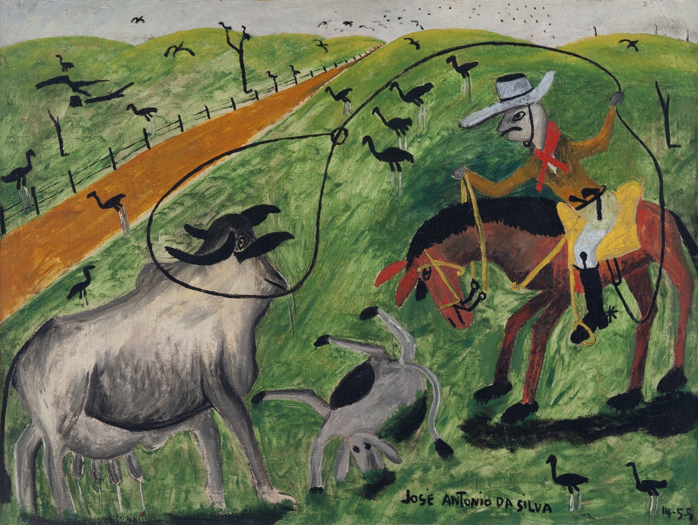 The modern caipira: the work of the painter José Antônio da Silva